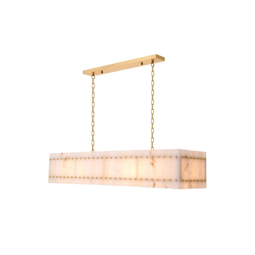 Akoya Cube Alabaster Chandelier – Pinlighting